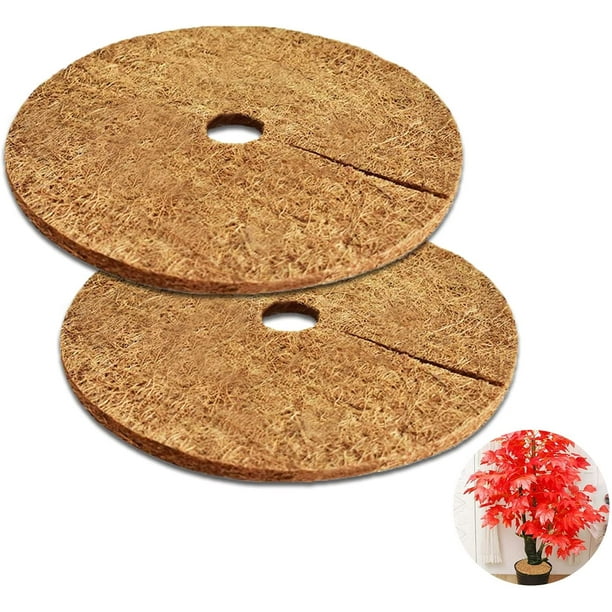 HTAIGUO , Coco Coir Fiber Tree Ring, Tree Protector Mats, Coconut ...