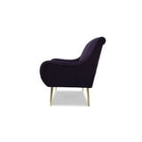 Sandy Wilson Home Corina Settee, Purple - Walmart.com