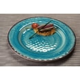 Mingle Reusable Plastic Plate Dinner Plate with Pottery Style ...