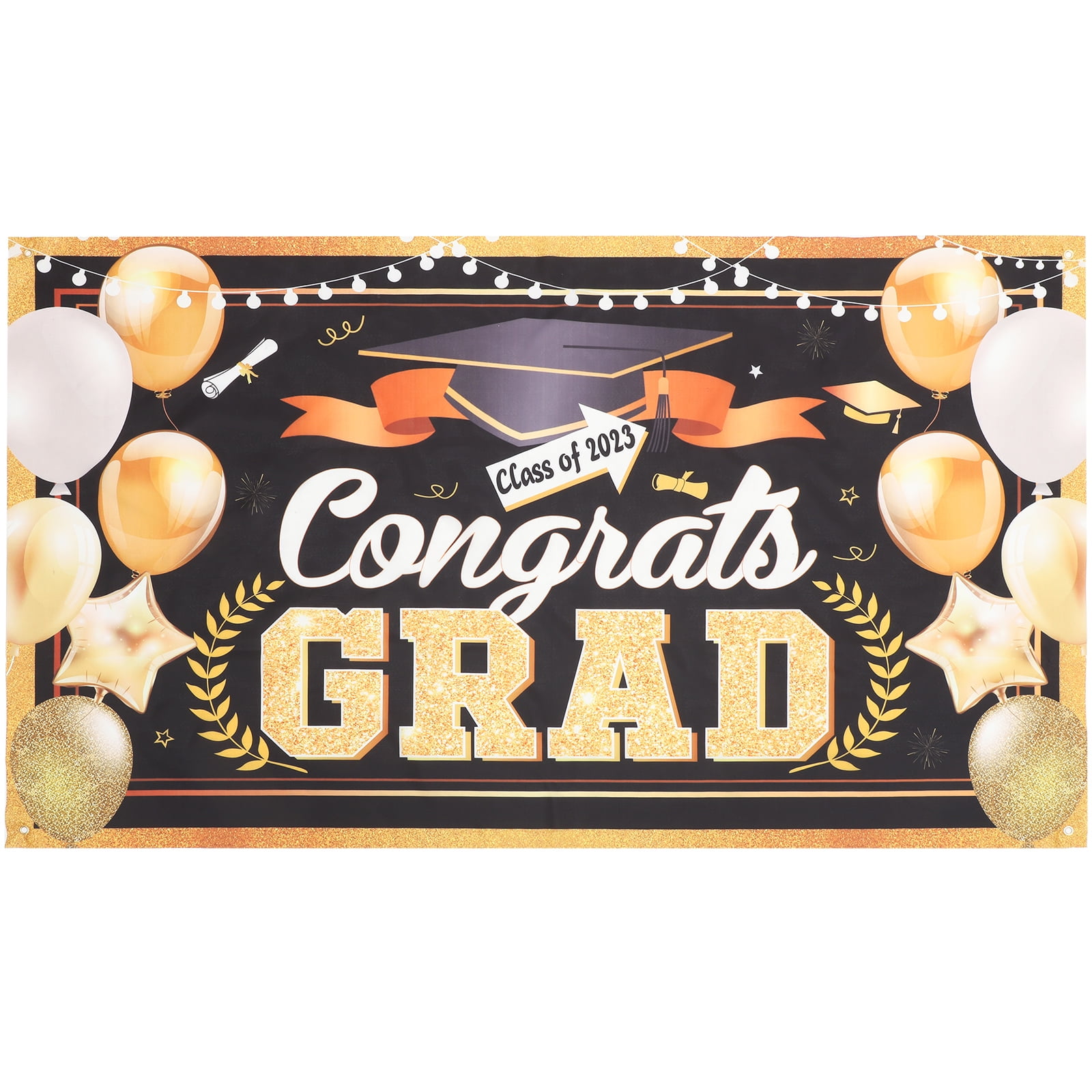 NUOLUX Graduation Season Background Cloth Graduation Background Banner ...