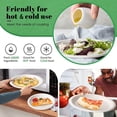 100% Compostable 7 Inch Paper Plates, 150pcs Heavy-Duty Disposable Eco ...