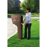 Step2 MailMaster Plus Plastic Mailbox Walnut Finish - Walmart.com