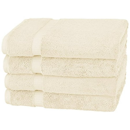Pinzon Organic Cotton Bath Towel, Set of 4, Ivory | Walmart Canada