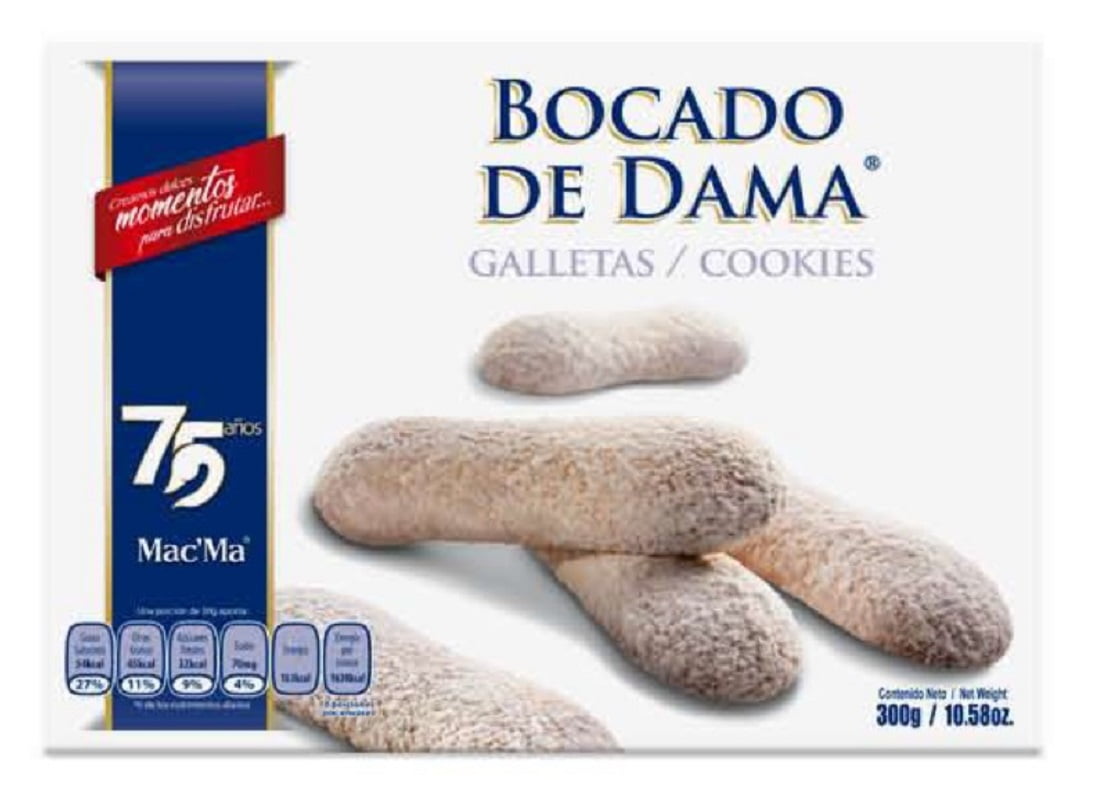 Mac'Ma Mac Ma Bocado de Dama cookies galletas 10.58 OZ - Walmart.com ...