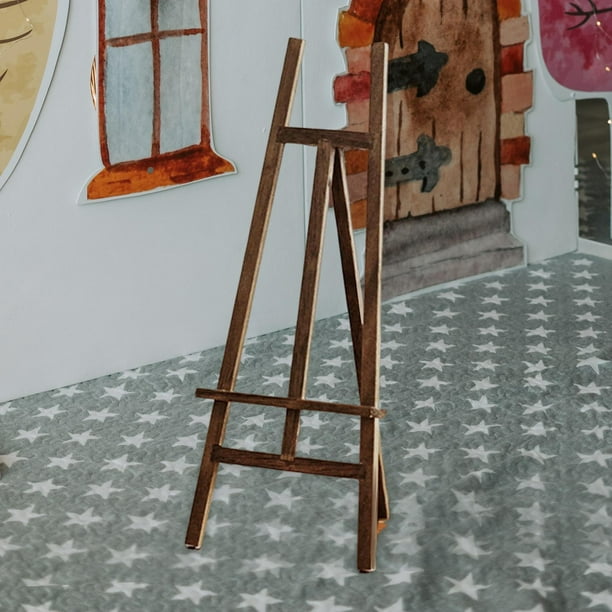 1 12 Dollhouse Miniature Easel Wooden Easel Easel Doll House Accessory Art Supplies Painting Tool Balcony Miniature Dollhouse Accessories Style A