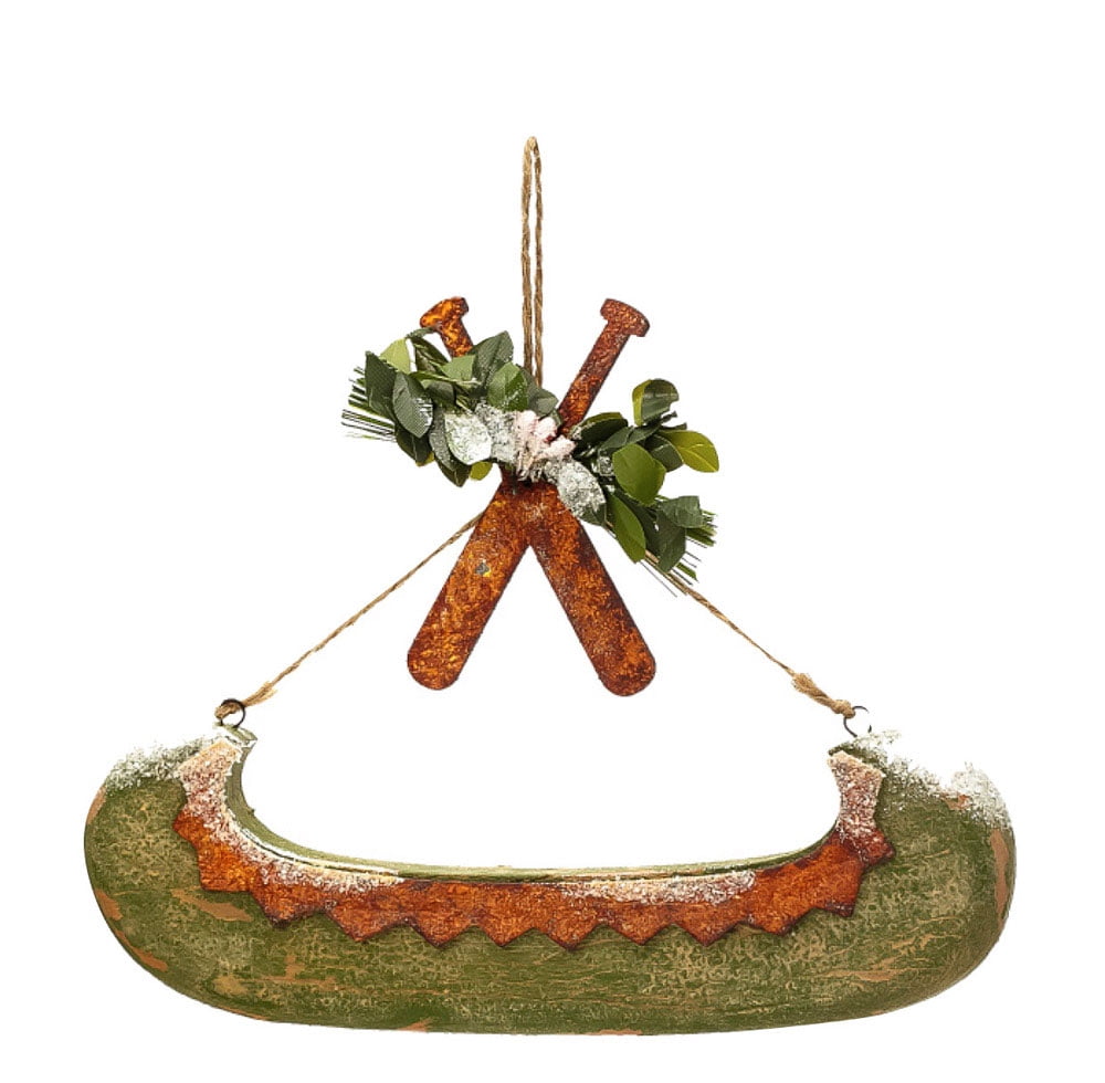 Rustic Paper Canoe Ornament - Walmart.com