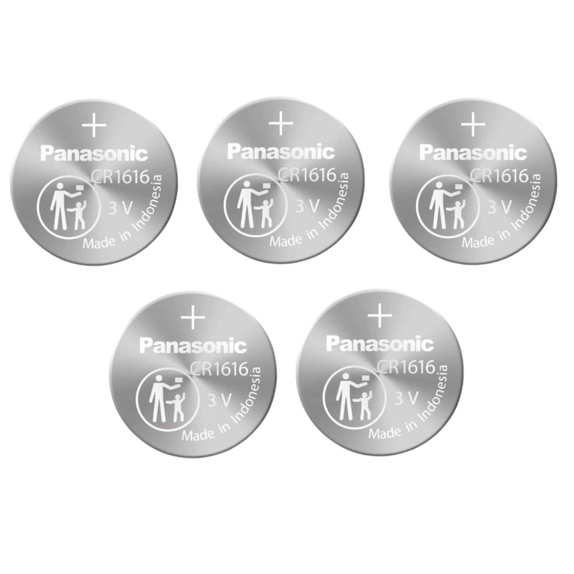 Click here for 5 X Panasonic 1616 Batteries  3v Lithium Cr1616 prices