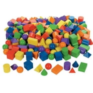 Educational Insights Multicolored Jumbo AlphaMagnets & MathMagnets, 100 ...