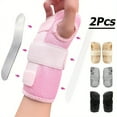1 Pair Adjustable Dual-Plate Wrist Braces with Triple Fixation Sturdy ...