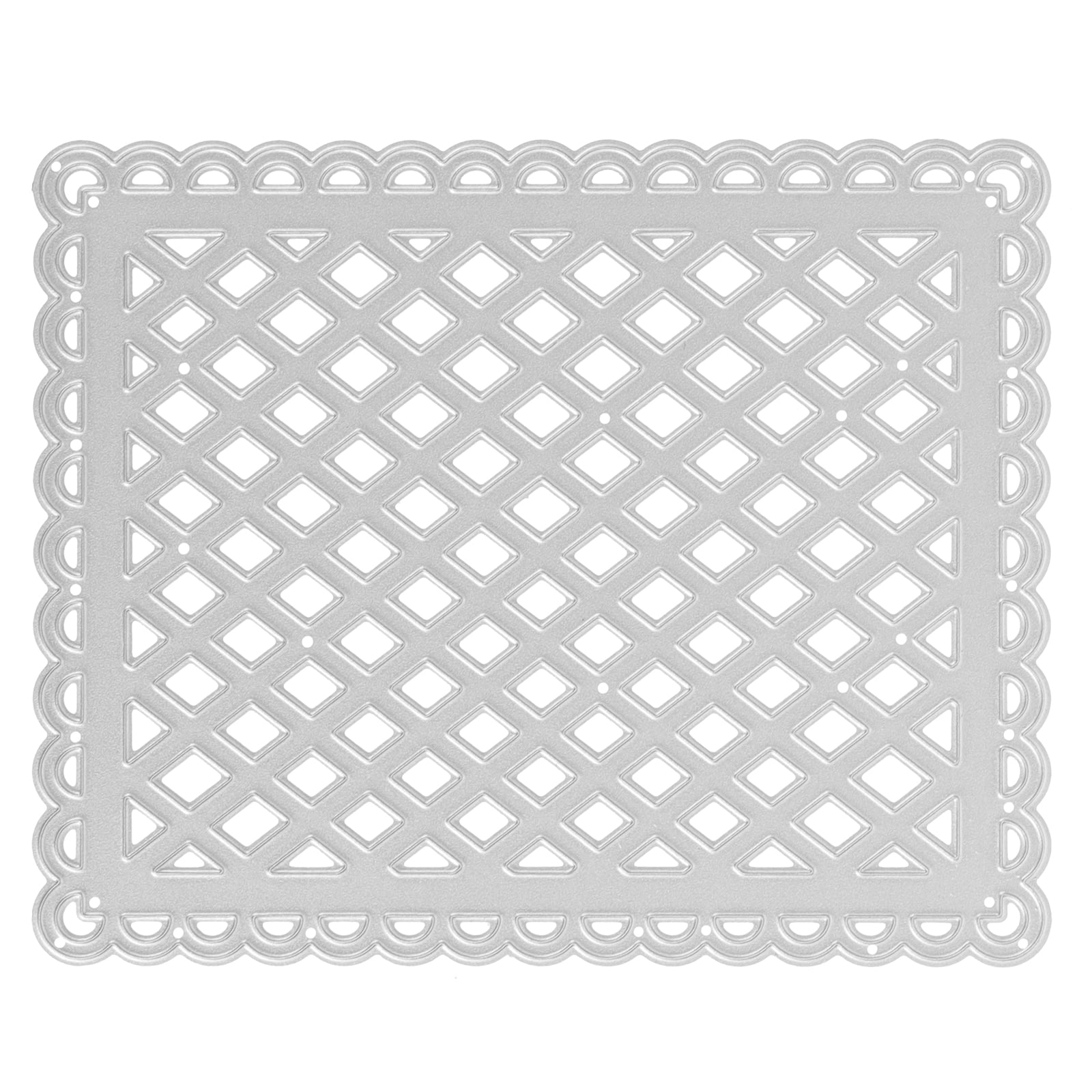 Click here for Unomor Diy Grid Cutting Die Grid Background Rectan... prices
