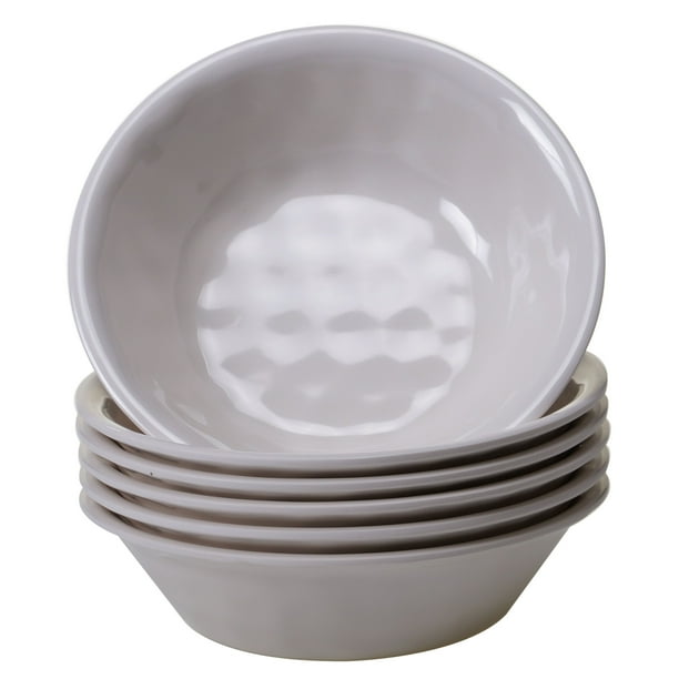 Cream Melamine Set/6 All Purpose Bowl 7.5" x 2" - Walmart.com
