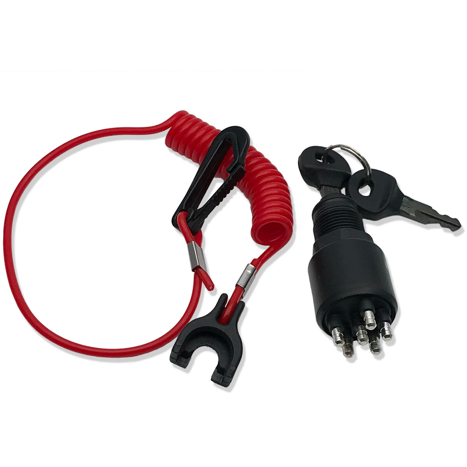 Ignition Key Switch & Lanyard for Johnson Evinrude OMC 5005801 1996 ...