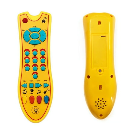 Destyer Kids TV Remote Control Toy Early Educational Electric Plastic ...
