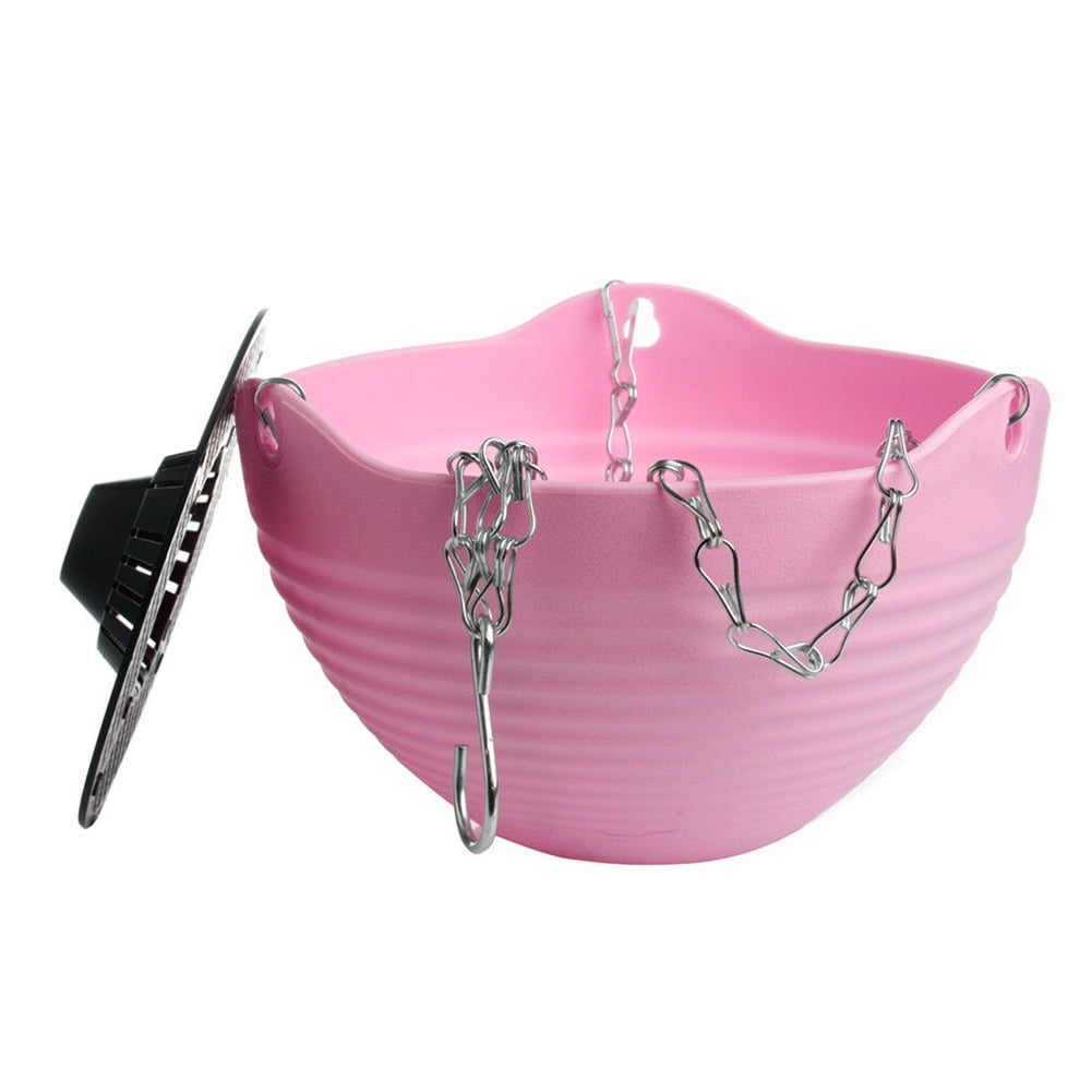HES Hanging Chain Flower Pot Basket Planter Container Garden Home ...