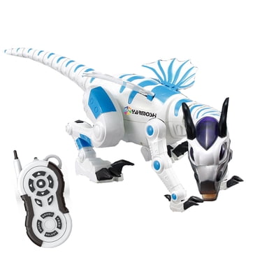 World Tech Toys Large Walking Ice Dragon - Kids Toy with Smoke Effect ...