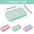 3 Cavity Strawberry Ice Pop Mold,Silicone Ice Cube Tray,Reusable ...