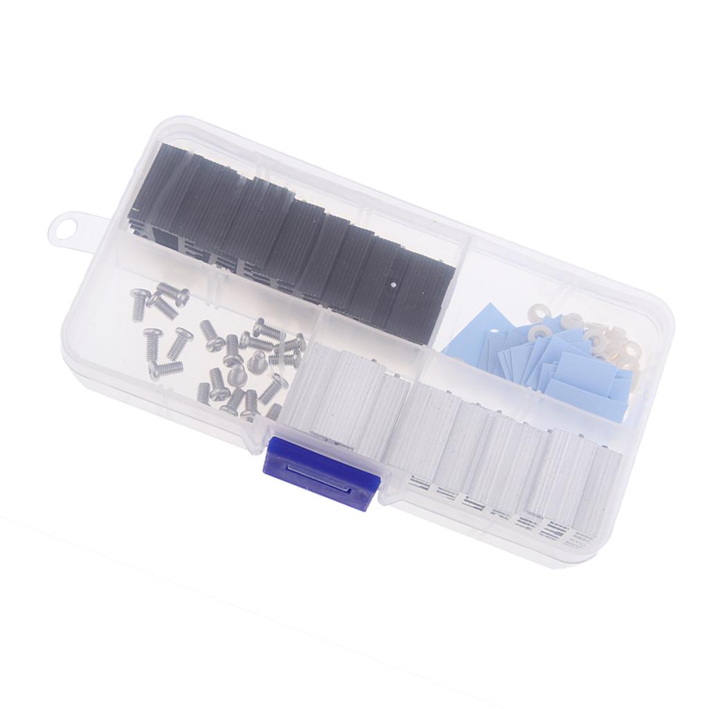 MOS Tube Transistor Heat Sink TO-220 Aluminum + Insulation Particles ...