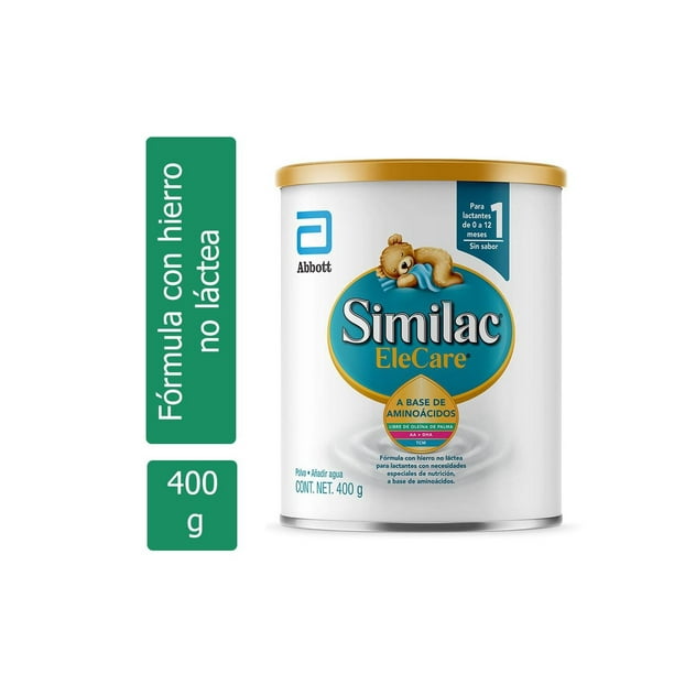 Similac EleCare 400 g FRM-EleCare Similac Elecare para Lactantes de 0 a ...
