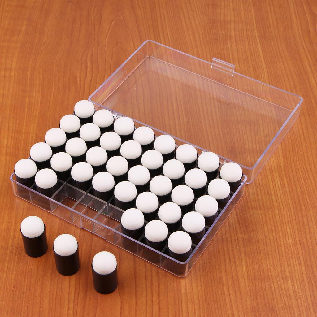 40pcs Orderly Packed Finger Sponge Dauber Sponge For Art Crafts ...