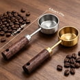 Solivara Wood Handle Stainless Measuring Spoon 15Ml For Ground Coffee ...