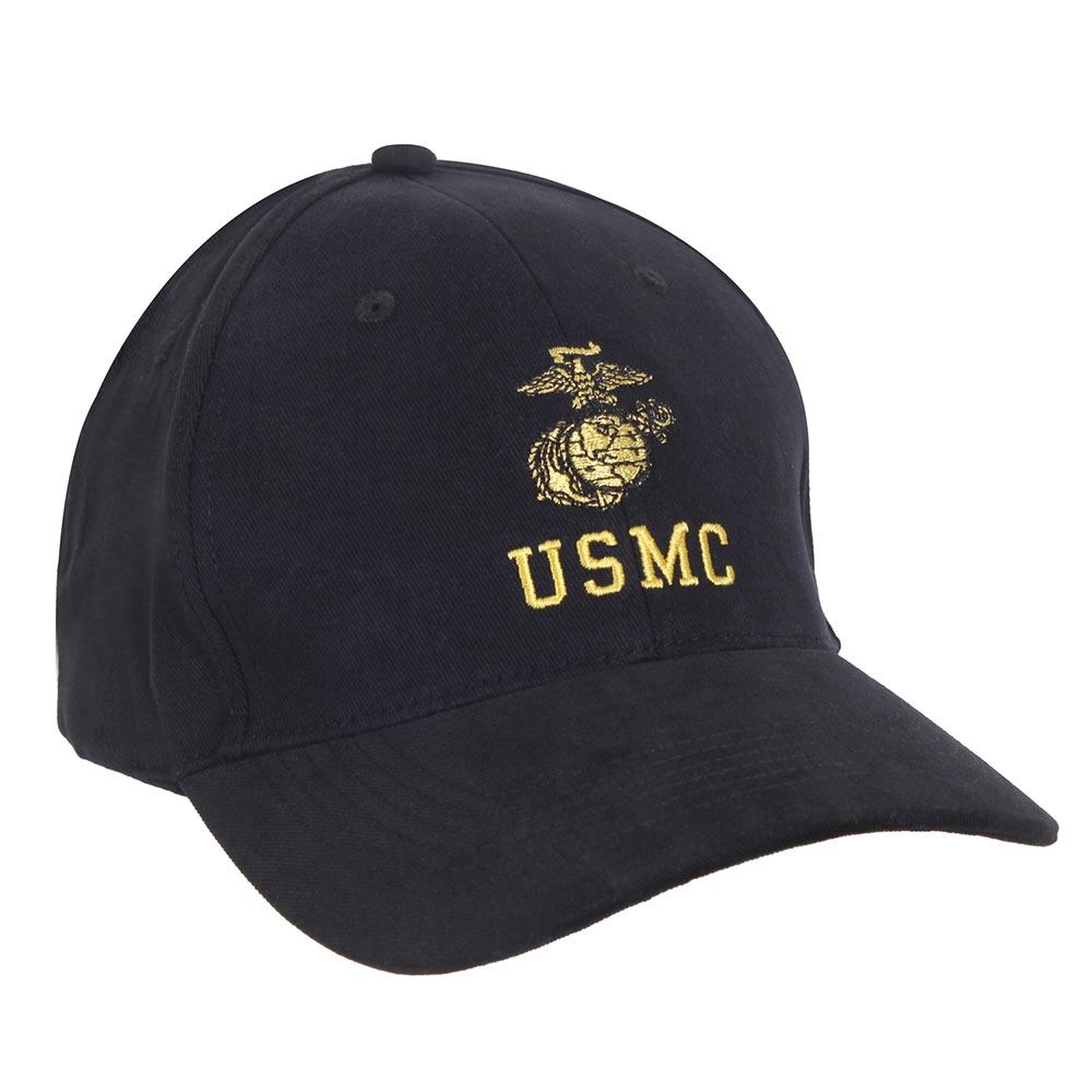 Rothco Black USMC Insignia Cap - 5327 - Walmart.com - Walmart.com