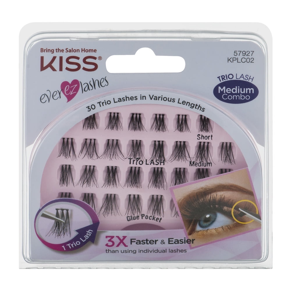 Kiss Ever Ez Lashes Trio Lash Medium Combo – 30 CT – Walmart Inventory Checker – BrickSeek