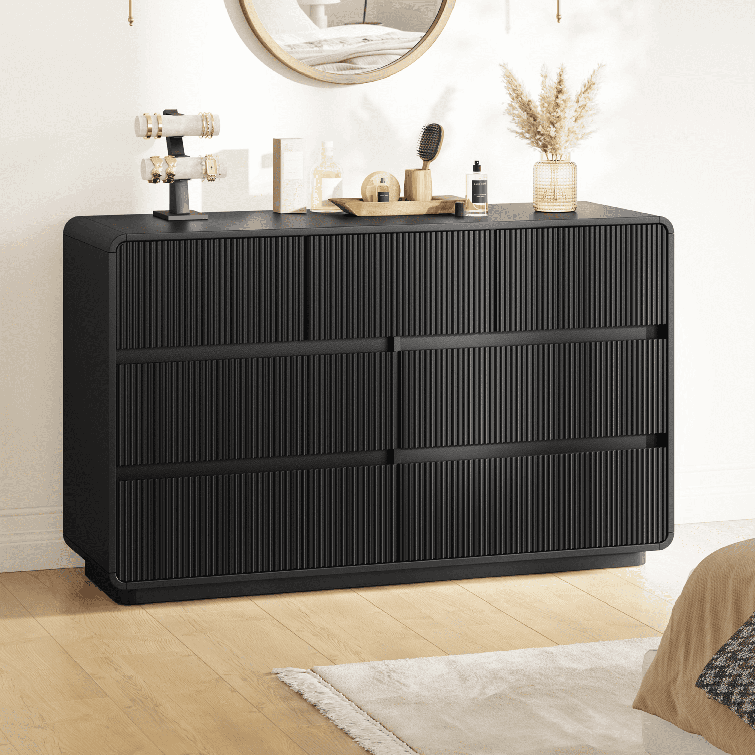 Click here for Marnur 7 Drawer Dresser For Bedroom  Wooden Chest... prices