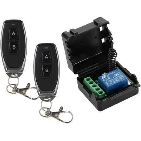 Bmatwk Wireless Remote Switch Relay,433Mhz DC 12V 1CH Wireless Remote ...