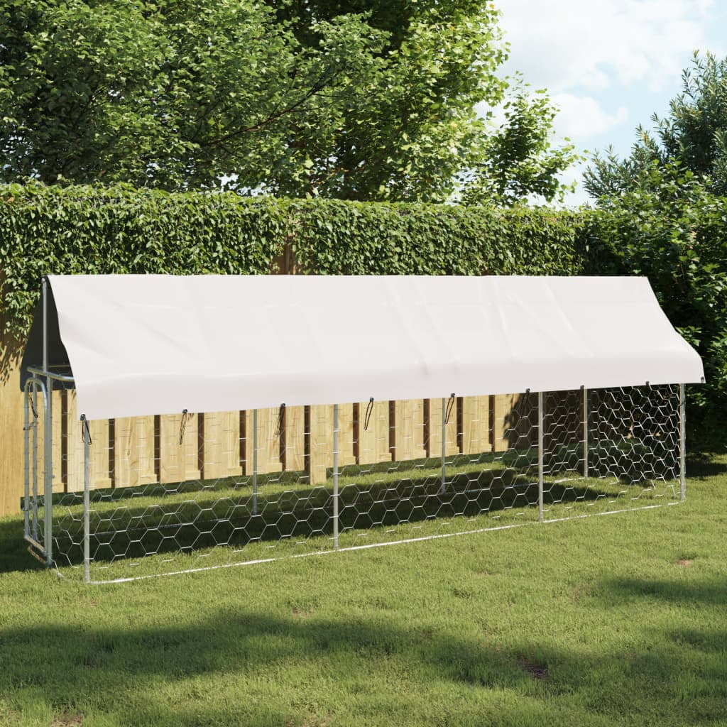 Click here for Vidaxl Outdoor Dog Kennel With Roof 400x100x150 Cm... prices