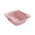 6.6" Colander Basket, Small Plastic Strainer with Clip-On Handle ...