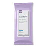 Medline ReadyBath Full Body Wipes, Unscented, Rinse Free with Aloe (150 ...