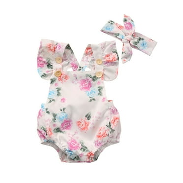 Bilo Baby Girl "Grandma was Here" Cotton Top and Bloomer with Headband ...