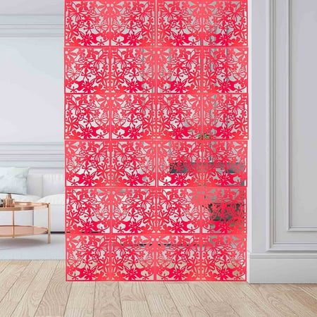 SICED 12 Pack Hanging Room Dividers PVC Flower Butterflies Room ...