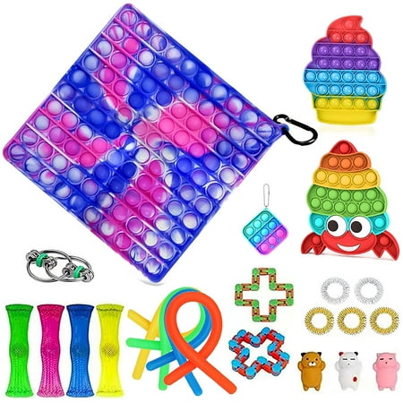 TIK Tok Fidget Packs Anti-Anxiety Tools, Cheap Fidget Block Set Stress ...