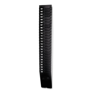 Acroprint 25-Pocket Expanding Time Card Rack, Plastic, Black - Walmart.com