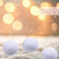 20 Pieces Artificial Snowballs Fake Snowballs Snowball Fight Soft ...