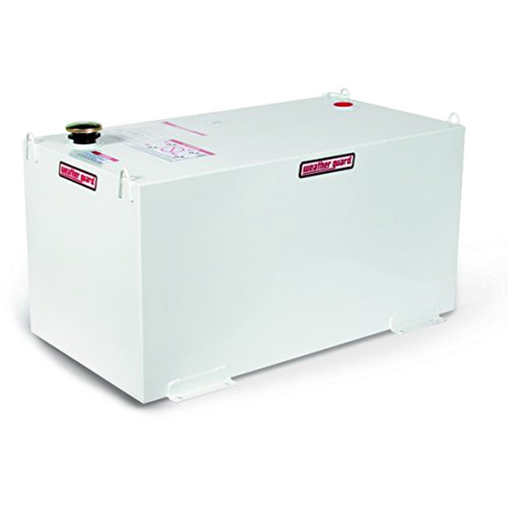 Weatherguard 358-3-01 100 Gal White Steel Rectangular Transfer Tank ...