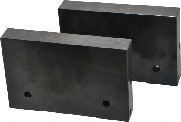 Snap Jaws 6" Wide x 4" High x 1" Thick, Flat/No Step Vise Jaw - Walmart.com