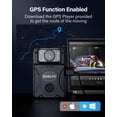 BOBLOV M7 GPS Body Camera, 128GB, 180° Rotatable Lens, 4000mAh, 15Hrs ...