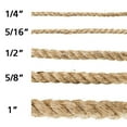 Twisted Manila Rope Natural Jute Twine Rope Twine Burlap Rope Boat ...