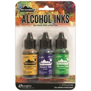 Tim Holtz Alcohol Ink Kit with Blending Solution Set and Metallic ...