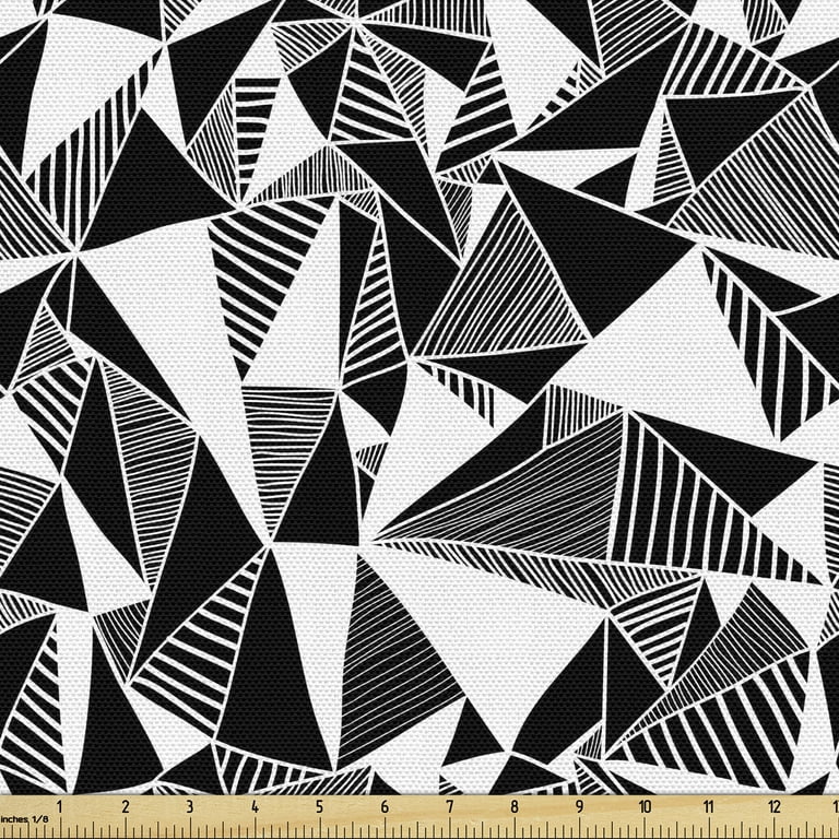 Modern Geometric Pattern Fabric