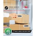 enKo 2 x 4 Inch Label - White Blank - 10 Up Address Mailing Labels for ...