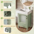 20-inch bathroom vanity with a ceramic sink and ample storage space ...