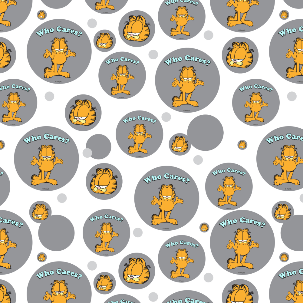 Garfield Who Cares? Premium Gift Wrap Wrapping Paper Roll - Walmart.com