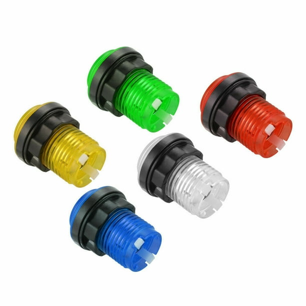 LED lit Arcade Push Buttons MAME Multicade - Walmart.com