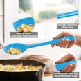 XUERUI-DI ORO Silicone Mixing & Serving Spoons - Large Heat-Resistant ...