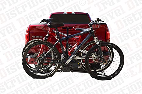 Platform Style Hitch Mounted Adjustable Bike Rack 2 Bicycle Carrier ...