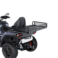 Black Widow Universal Steel ATV Rear Rack Drop Basket with Tailgate ...