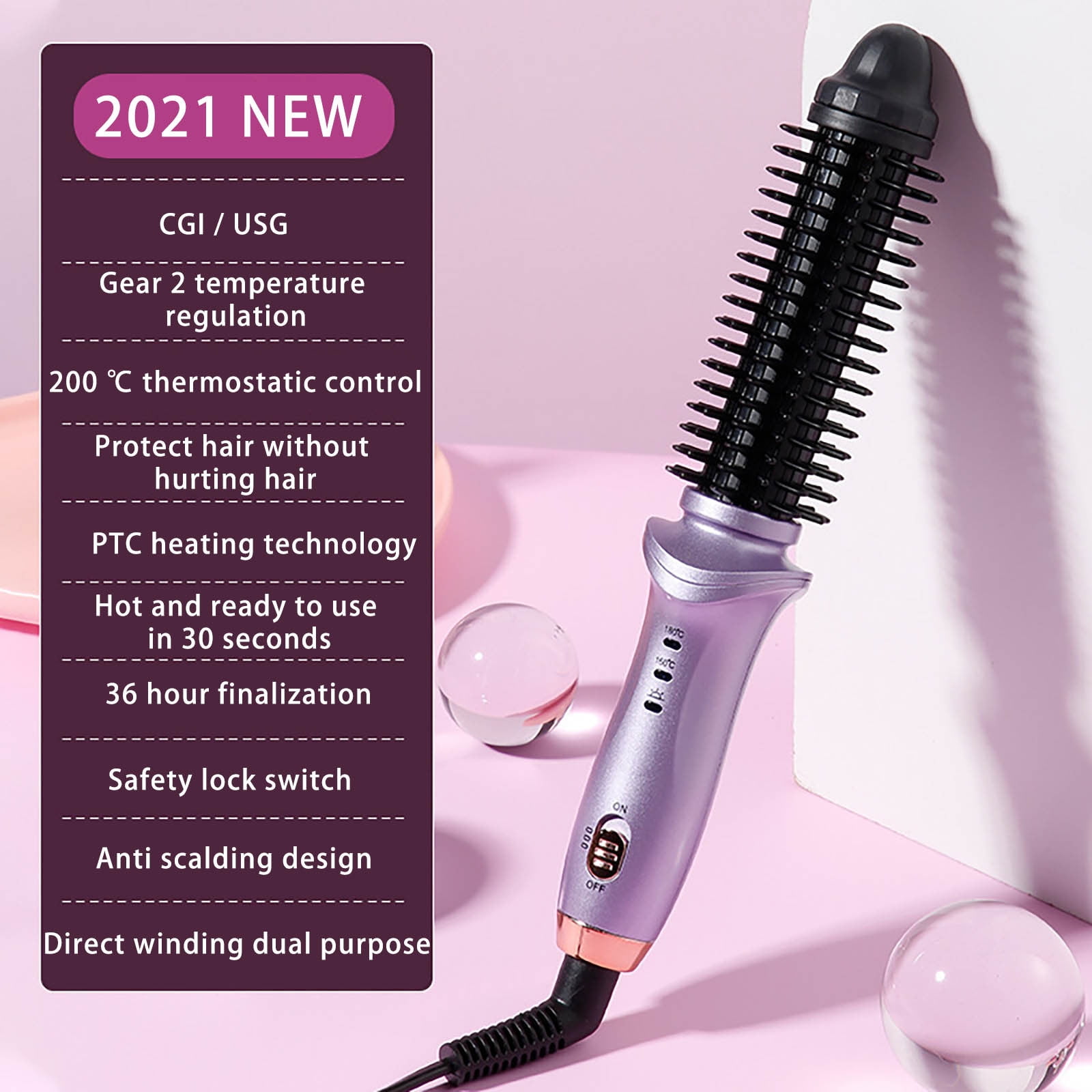 Click here for Egnmcr Fully Automatic Curling Iron Electric Rotat... prices
